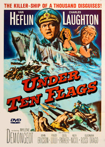 Under Ten Flags (DVD) 1960 Van Heflin, Charles Laughton - Based on a t ...