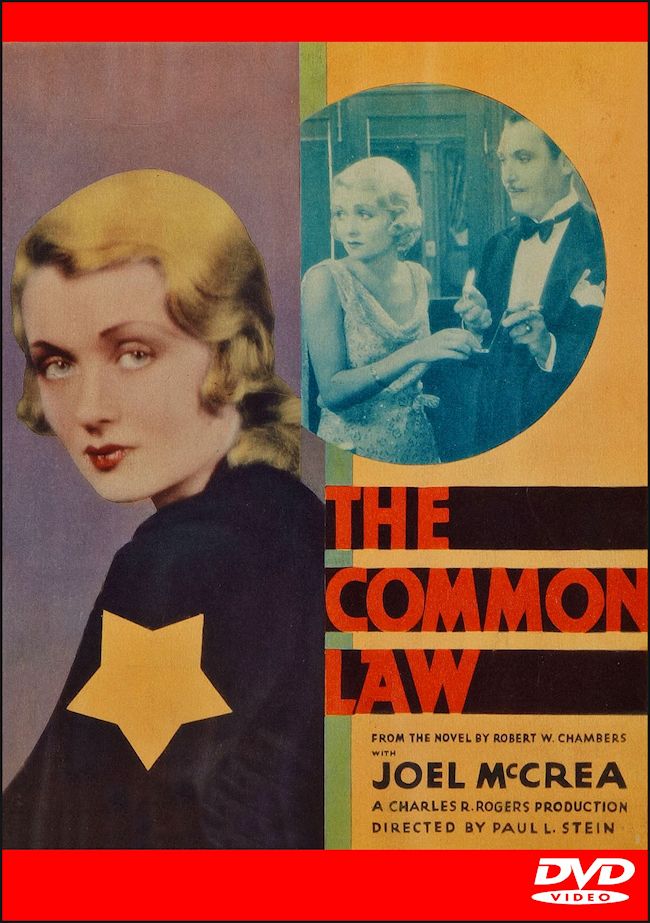 The Common Law 1931 DVD Pre-Code Joel McCrea Constance Bennett – Movie ...