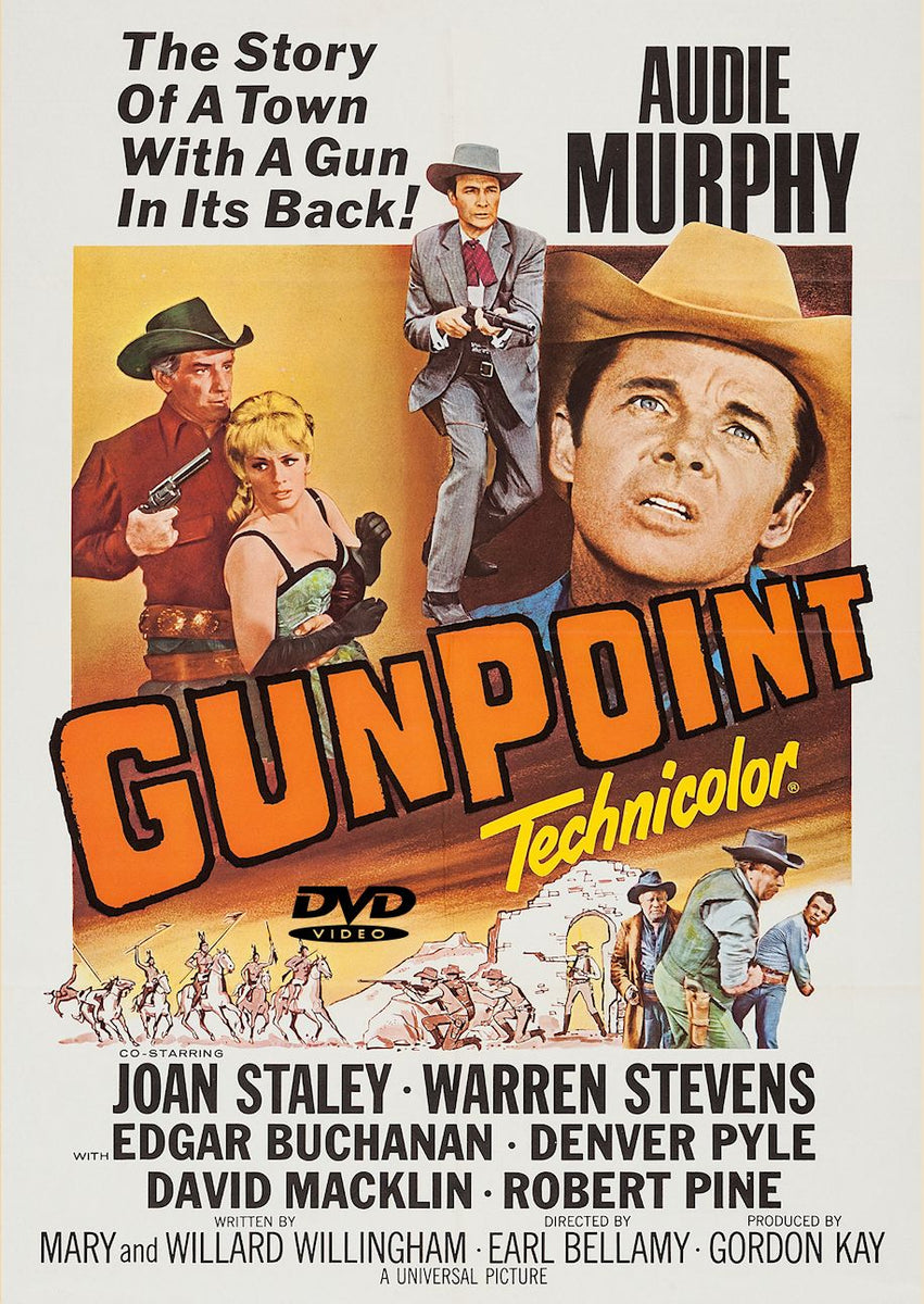 GUNPOINT DVD 1966 Audie Murphy Warren Stevens Joan Staley – Movie-O-Zone